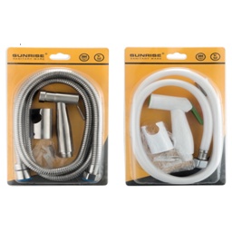 Heavyduty Stainless steel bidet set Or Pvc bidet set.Complete with hose ...
