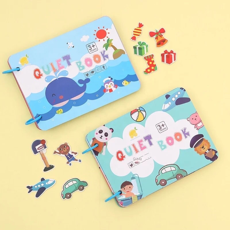 MommyHub Montessori Toys Quiet Busy Book Logical Ability Sorting Match ...