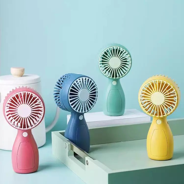 Cute Portable Hand Fan Battery Operated USB Power Handheld Mini Fan ...
