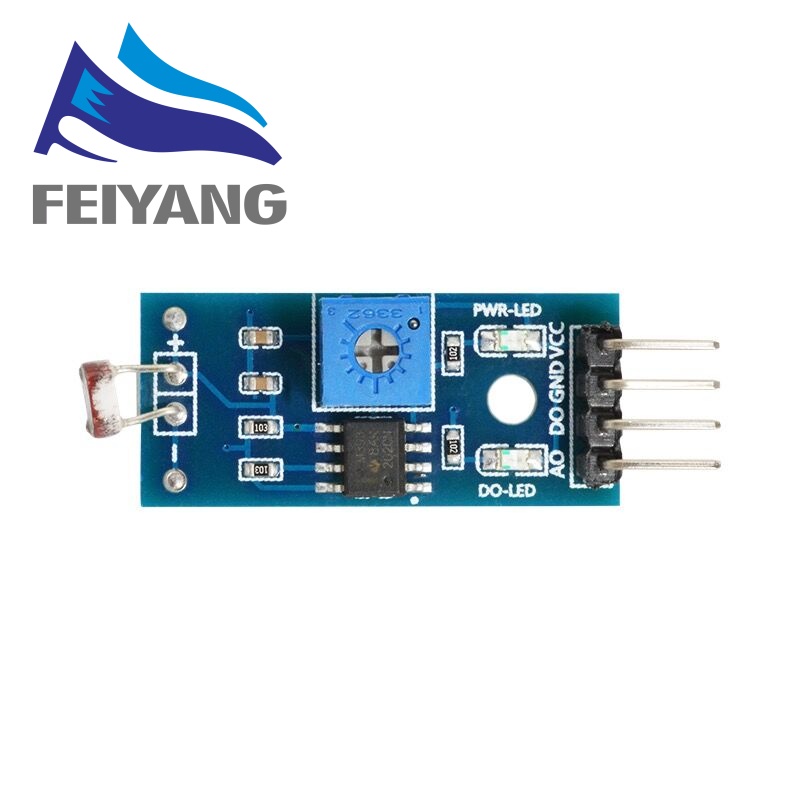 Lm393 4pin Optical Sensitive Resistance Light Detection Photosensitive Sensor Module For Arduino