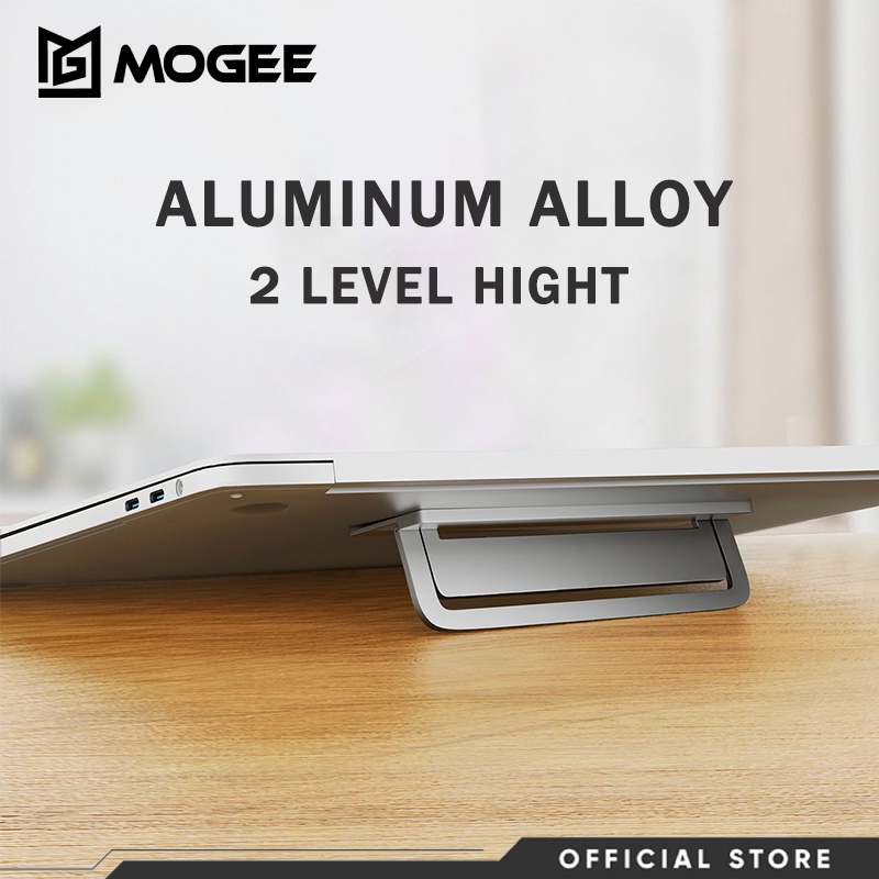 MOGEE Mini Portable Laptop Stand Aluminium 2-Position Adjustable Mini ...