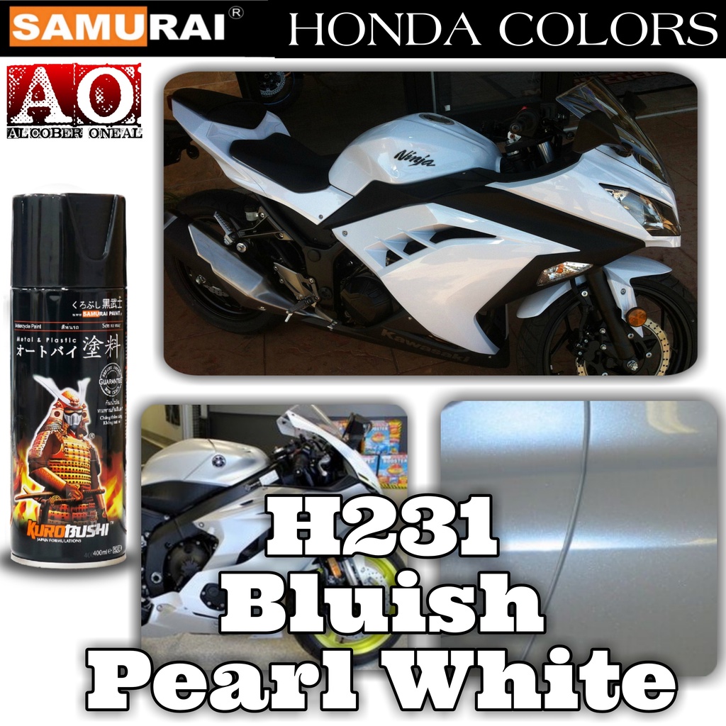 SAMURAI SPRAY PAINT H231* Bluish Pearl White - Cash On Delivery ...