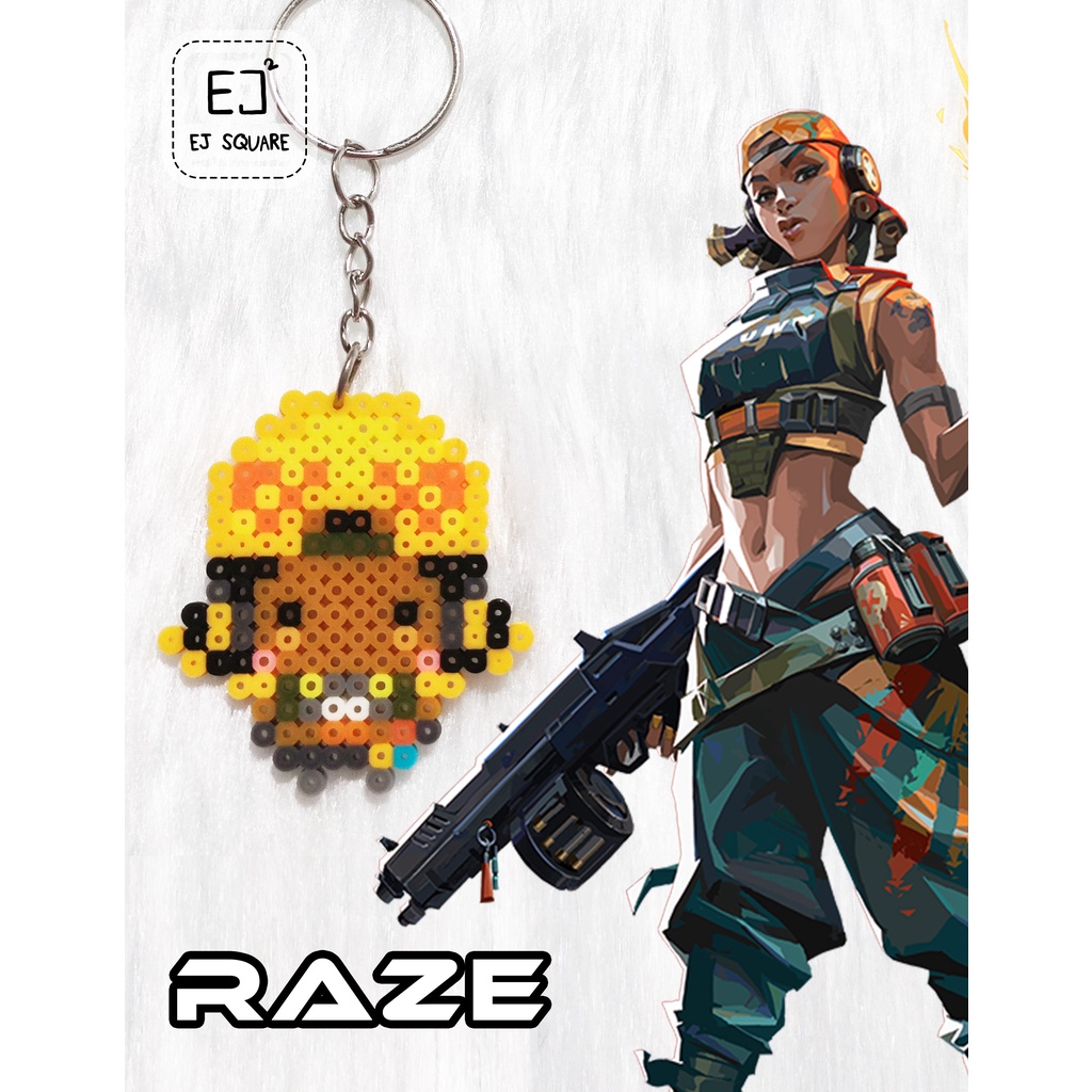 VALORANT PERLER BEAD KEYCHAINS FAN MERCH | EJ SQUARE | Shopee Philippines