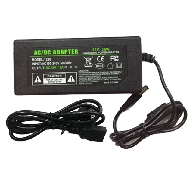 AC / DC 12V 3A / 5A /6A /8A CCTV LED strip PC Monitor Power Supply 5 ...
