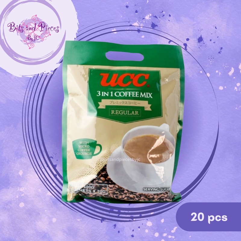 UCC 3-in-1 Regular Coffee Mix 20 x 20g | Shopee Philippines