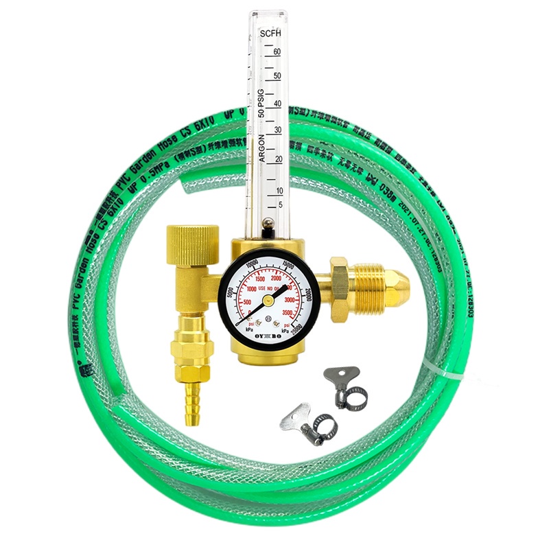 Argon/CO2/Helium Regulator Emitter System Max. 3500PSI Inlet Pressure ...