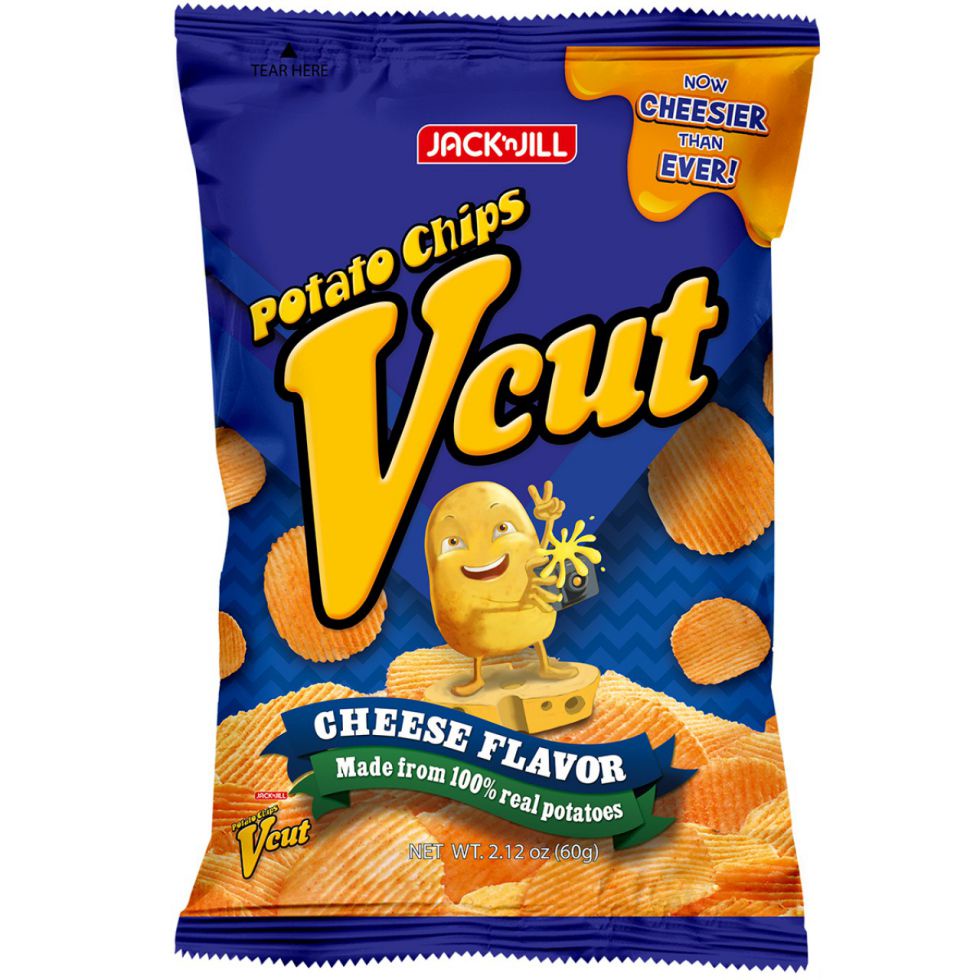 V-cut Cheese Flavor Potato Chips 60g | Shopee Philippines