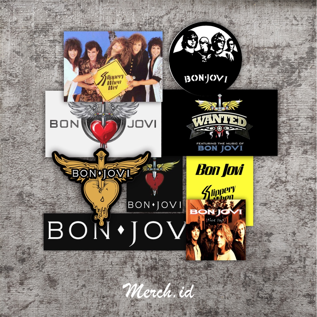 Bon Jovi Band Sticker/PACK Sticker | Shopee Philippines