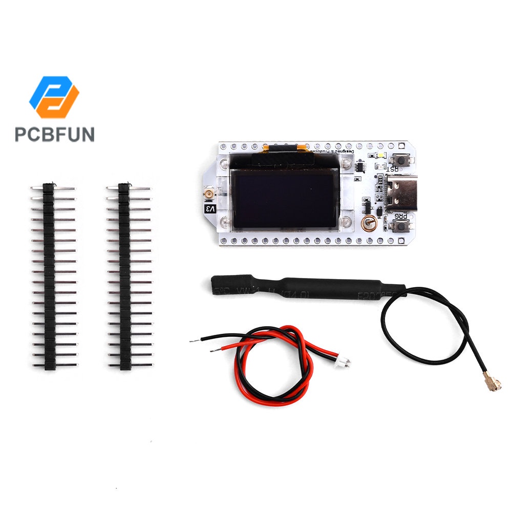 Pcbfun 0.96" WiFi LoRa 32 (V3) Type-C ESP32 Bluetooth WIFI Development Board CP2102 | Shopee ...