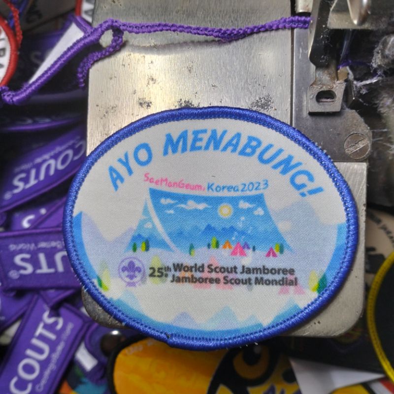 Patch Emblem Let's Save To The World Scout Jamboree 2023 | Shopee ...