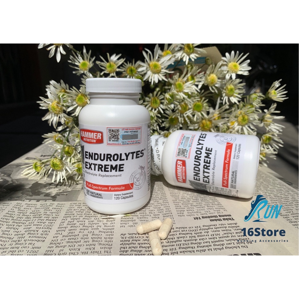 Hammer Edurolytes Extreme Electrolyte Salt Tablets (120cap) (Shape ...