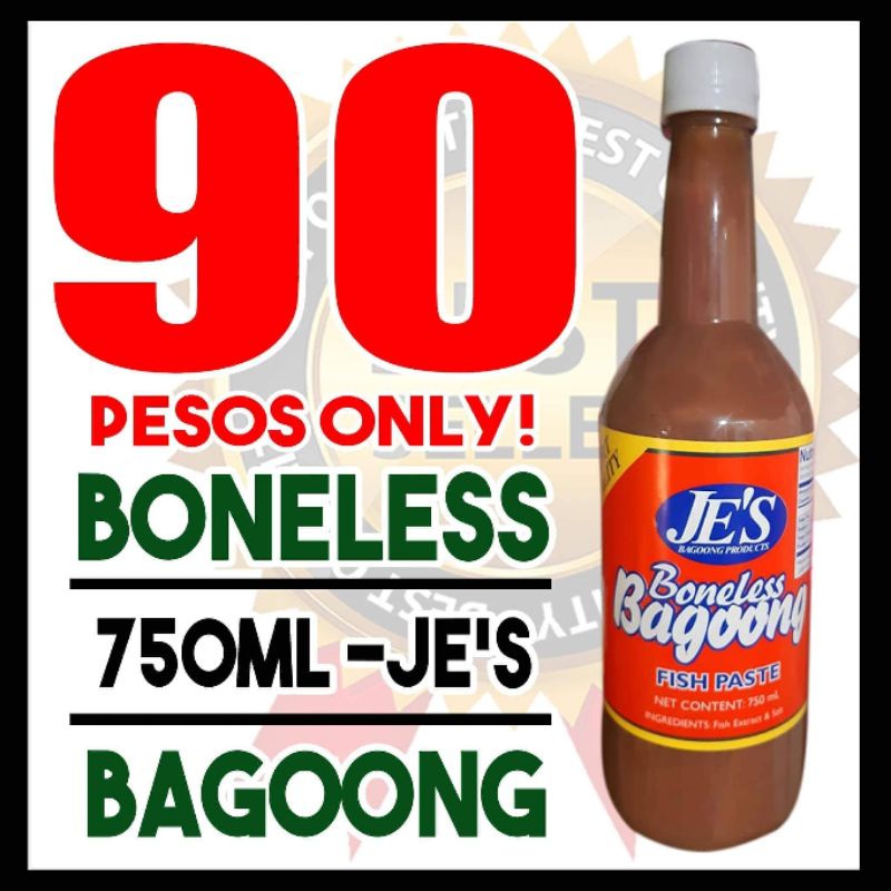 Boneless Bagoong Pure ISDA Original 750ML | Shopee Philippines