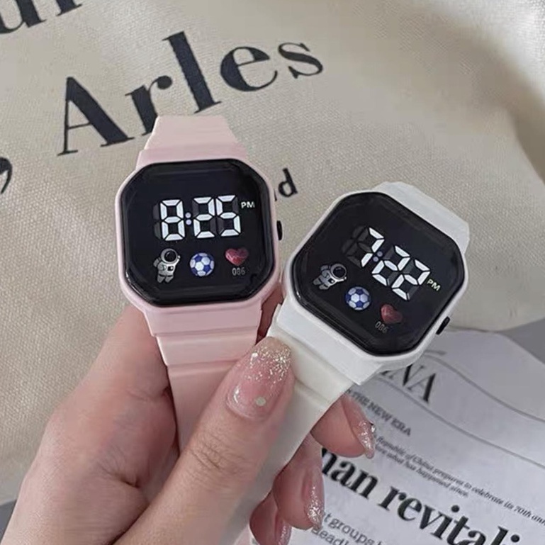 Led Electronic Digital Spaceman Unicorn Watch Unisex Water Resistant ...