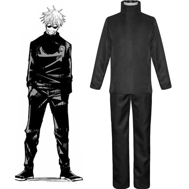 【COD】Anime Jujutsu Kaisen Gojo Satoru Cosplay Costume School Uniform ...