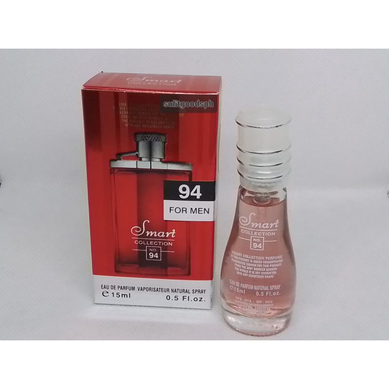 SMART COLLECTION PERFUME NO. 94 FOR MEN 15 ML EDP | Shopee Philippines