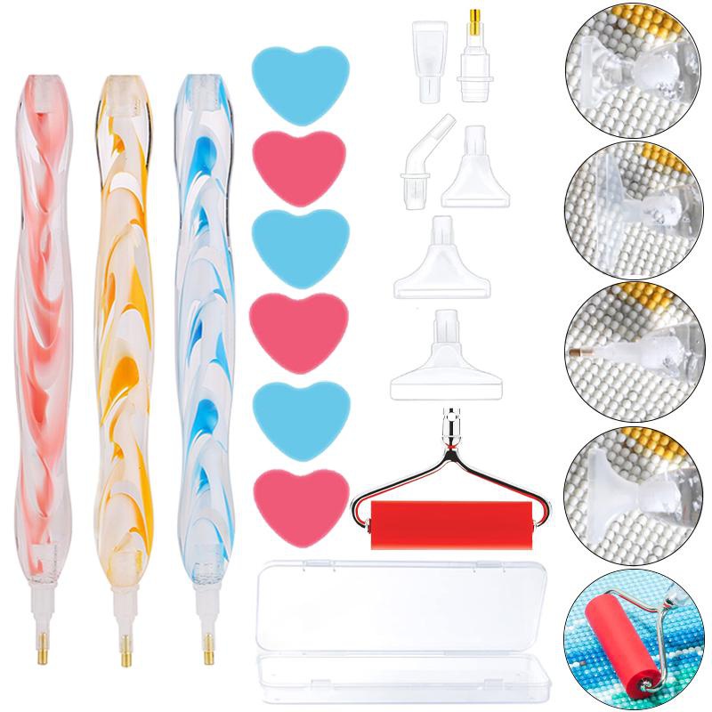 5D Diamond Painting Tool Resin Point Drill Pen with New Diamond ...