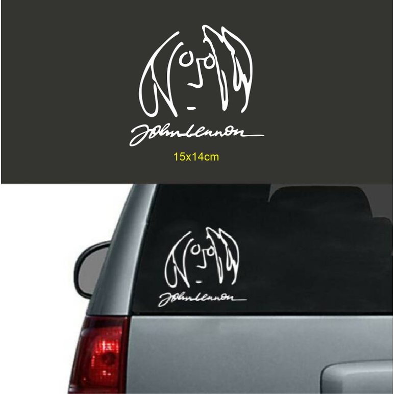 John Lennon Band Car Sticker - Car Decal Sticker | Shopee Philippines