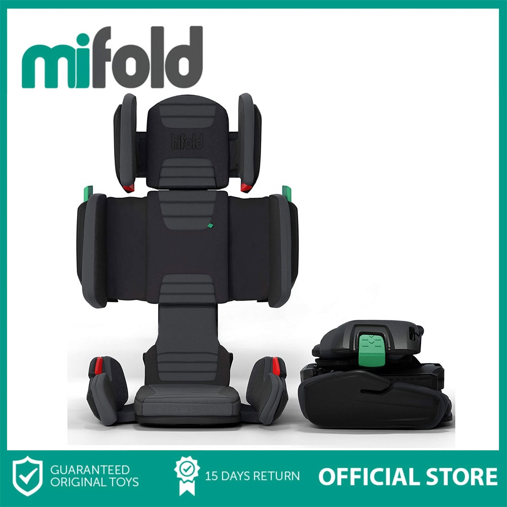 Mifold HiFold Fit-and-Fold Booster Seat - Slate Grey | Shopee Philippines