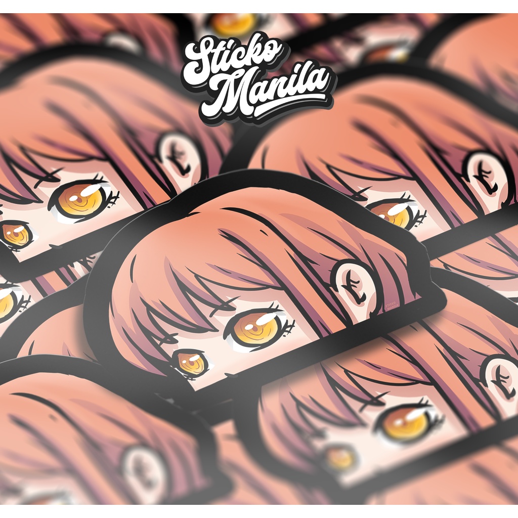 Sticko Manila : Chainsaw Man - Makima (Peeker) | Shopee Philippines