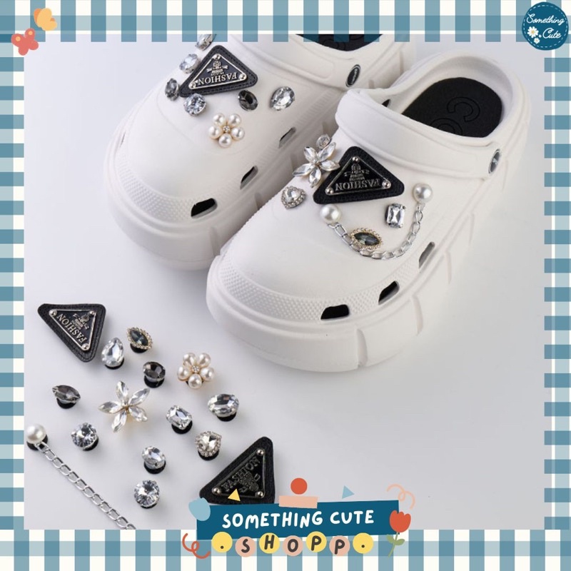 Jibbitz Premium Set: A Set Of 15 Pieces As In The Picture. | Shopee ...