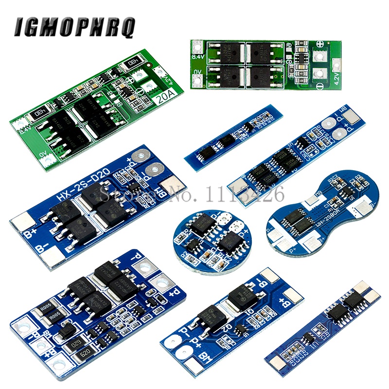 2S 3A 4A 5A 8A 10A 13A 20A 7.4V 8.4V Li-ion 18650 Lithium battery protection board / BMS board ...