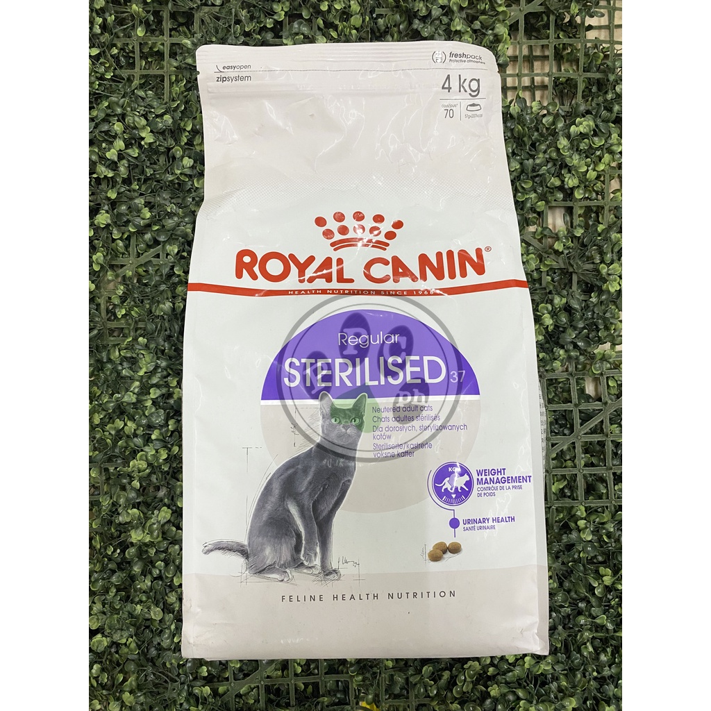 Royal Canin Regular Sterilised Cat Food 4kgs for Neutered Cats | Shopee ...