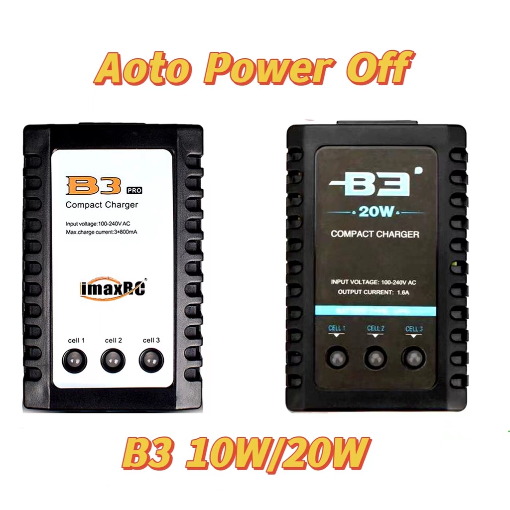 Imaxrc B3 Pro Compact Charger 2s 3s Lipo Li-ion Battery Balance Battery Charger Rc 7.4V 11.1V ...