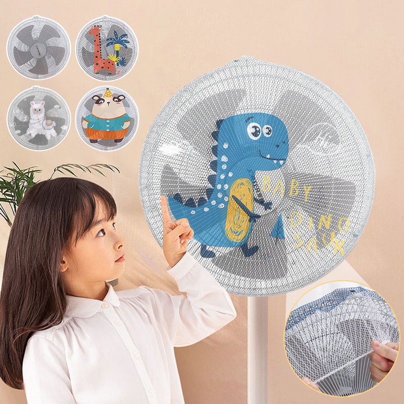 Universal Cartoon Fan Cover Children's Fan Case Kids Fan Dust Cover ...