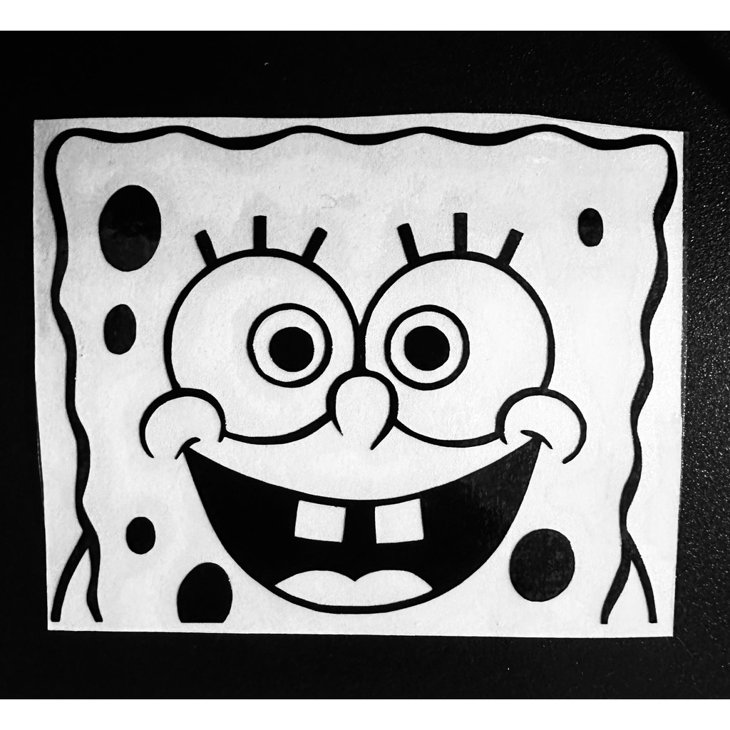 SpongeBob Peek Decals for Tumbler, Flask, Laptops, Bikes and Cars ...