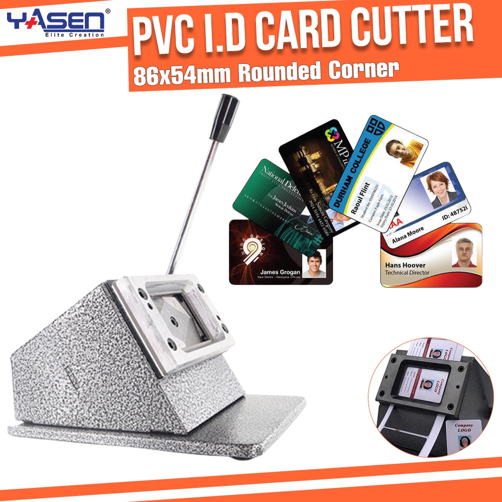 PVC Card Cutter Photo Die Cutter 86*54mm Rounded Corner Heavy Duty Die ...