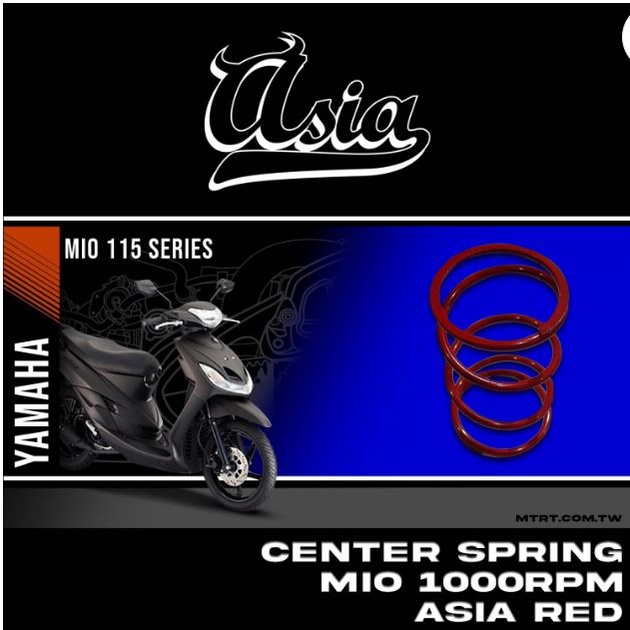 CENTER SPRING for MIO Sporty 1000RPM ASIA RED | Shopee Philippines
