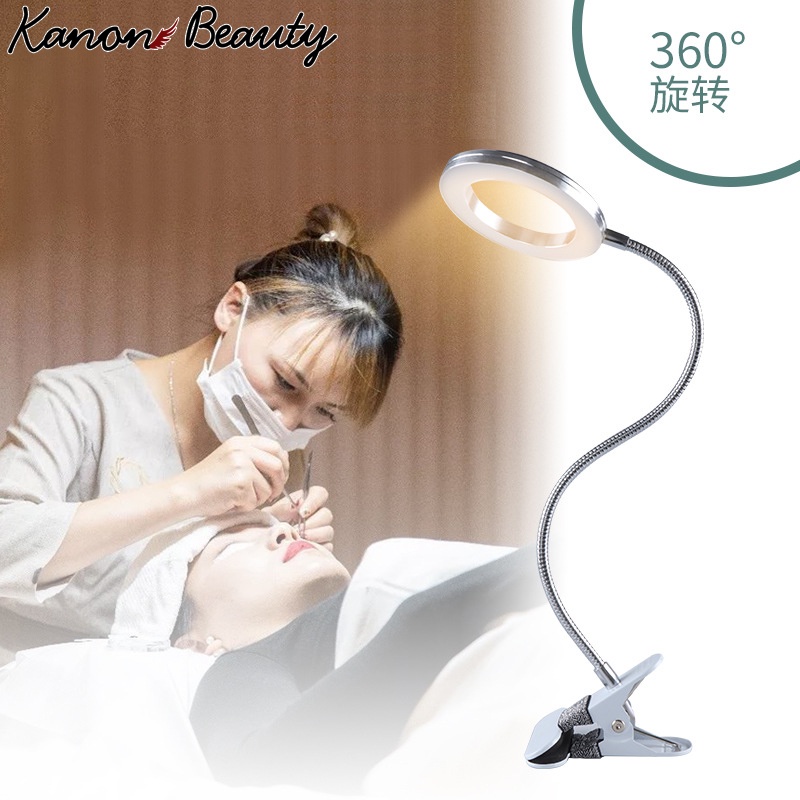 LED eyelash extension light beauty light cold and warm two-color eye ...