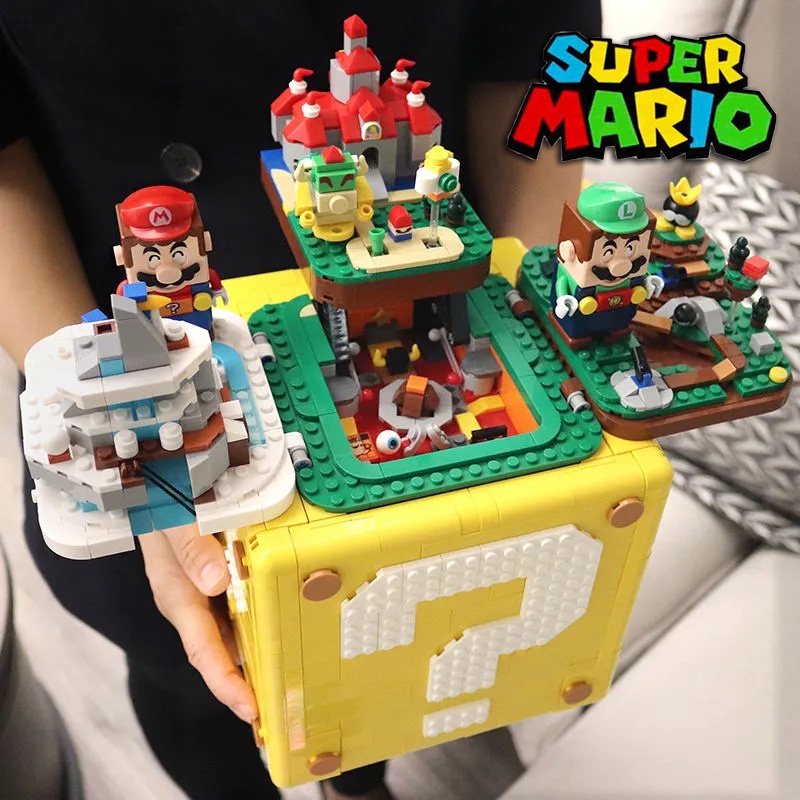 Super Mario Super Mario 64 Question Mark Block 71395 Building Set for ...