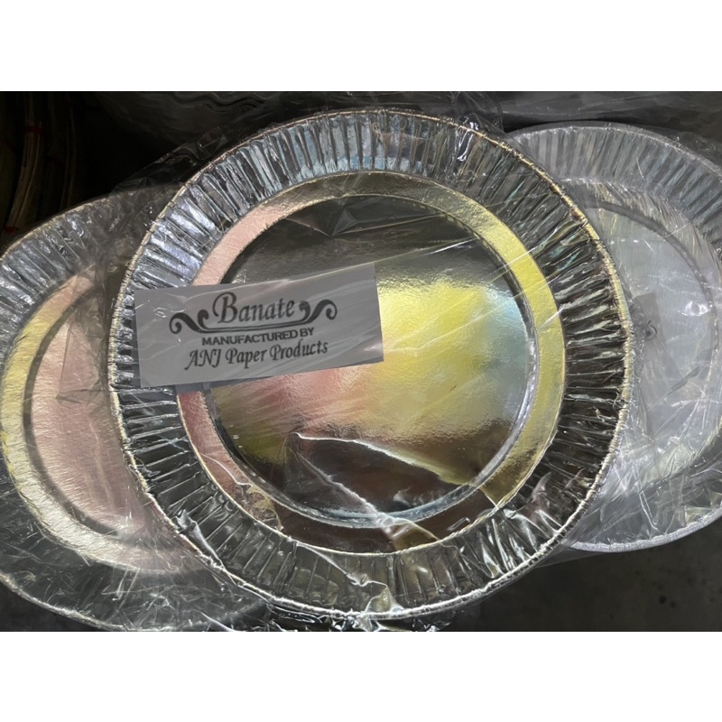 [20pcs] 9” Hard Laminated Paper Plate / Reusable Plate | Shopee Philippines