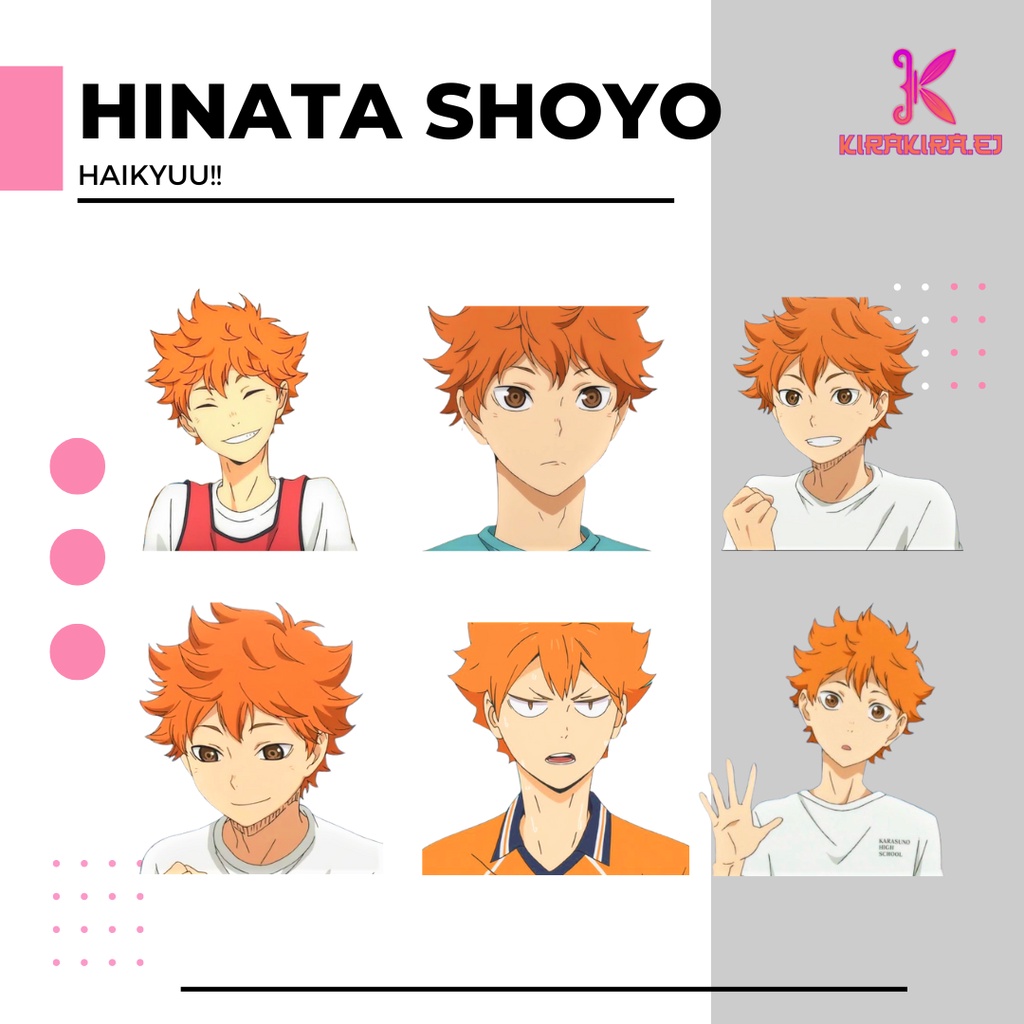 STICKER Hinata Shoyo Sticker | Haikyuu | Water Proof Vinyl Anime ...