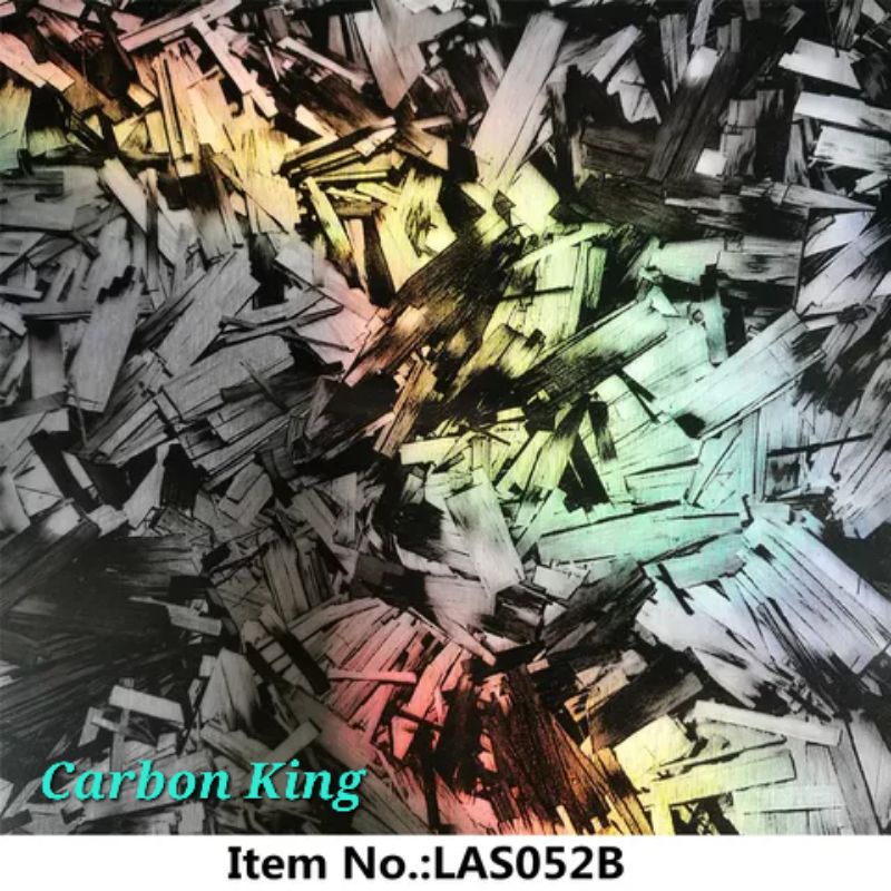 Hydrographic / Carbon Film - Forged Hologram LAS052B (1meter x 0.5meter ...