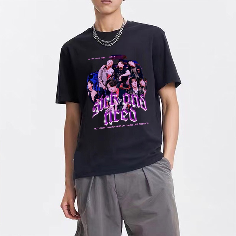 Fashion Unisex T-shirt Pattern Printed T-shirt | Shopee Philippines