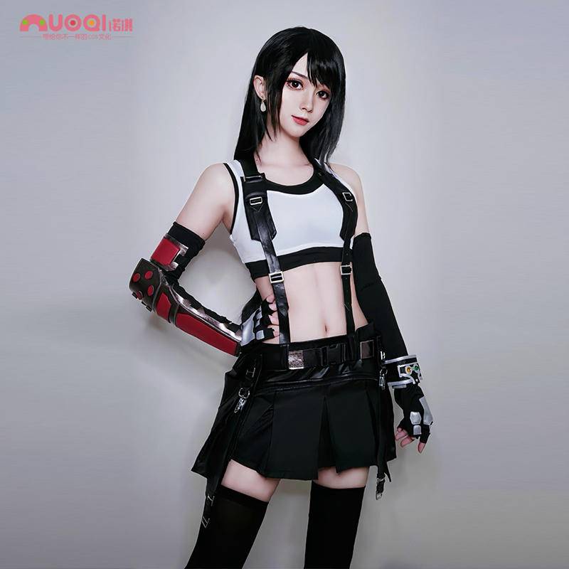 Final Fantasy VII RE Tifa Lockhart Cosplay Costume Women | Shopee ...