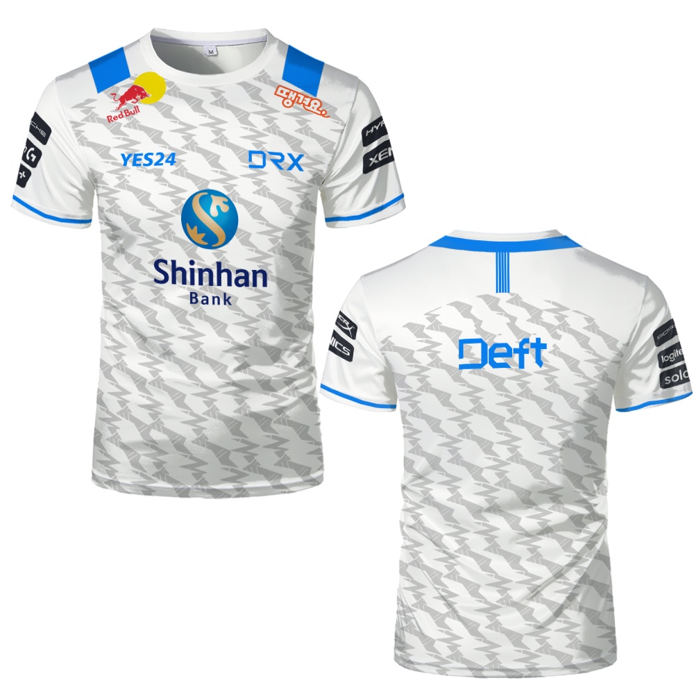 DRX Korea Team 2022 Custom Name DEFT LOL LCK Deft Zeka BeryL Pyosik Kingen T Shirt Men Women E ...