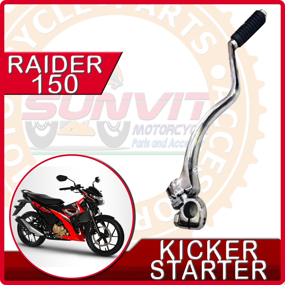 MOTORCYCLE KICKER STARTER RAIDER150 | Shopee Philippines