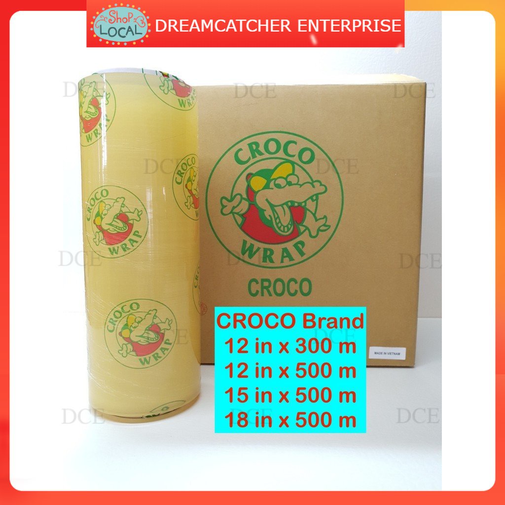 [DCE] Cling Wrap CROCO (300m / 500m) Food Grade Food Wrap Food-Safe ...