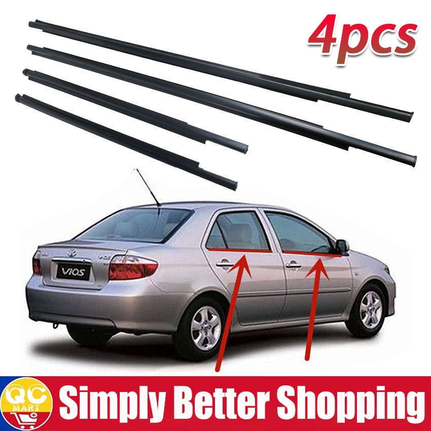 For Toyota Yaris 2008-2011 Weatherstrip Window Seal Car Window Moulding ...