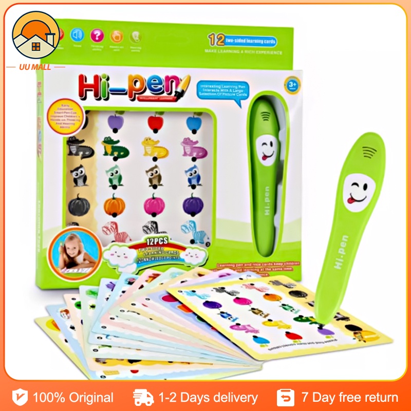 Y-PEN Children's Intelligent Voice Learning Pen Card Pronunciation Oral ...