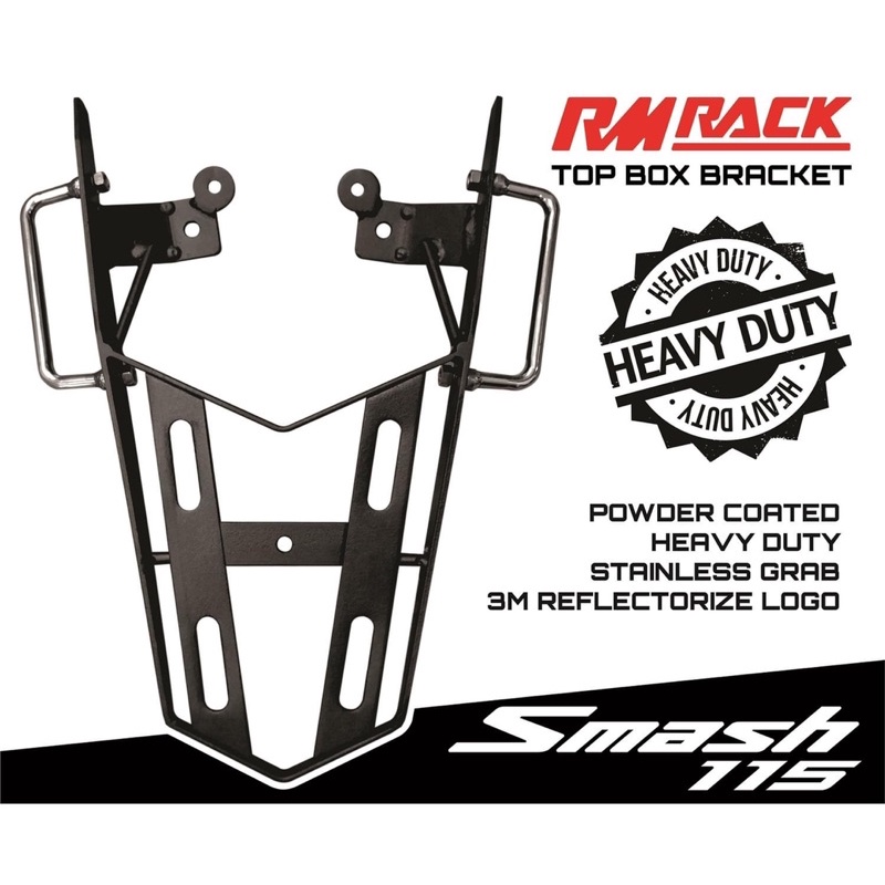 SMASH 115 RM Rack Heavy Duty Top Box Bracket | Shopee Philippines