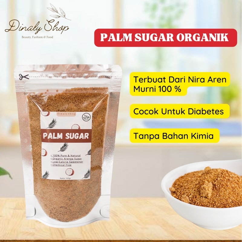 100 Grams of Pure Natural Palm Sugar Powder 100% Halal Healthy Palm ...