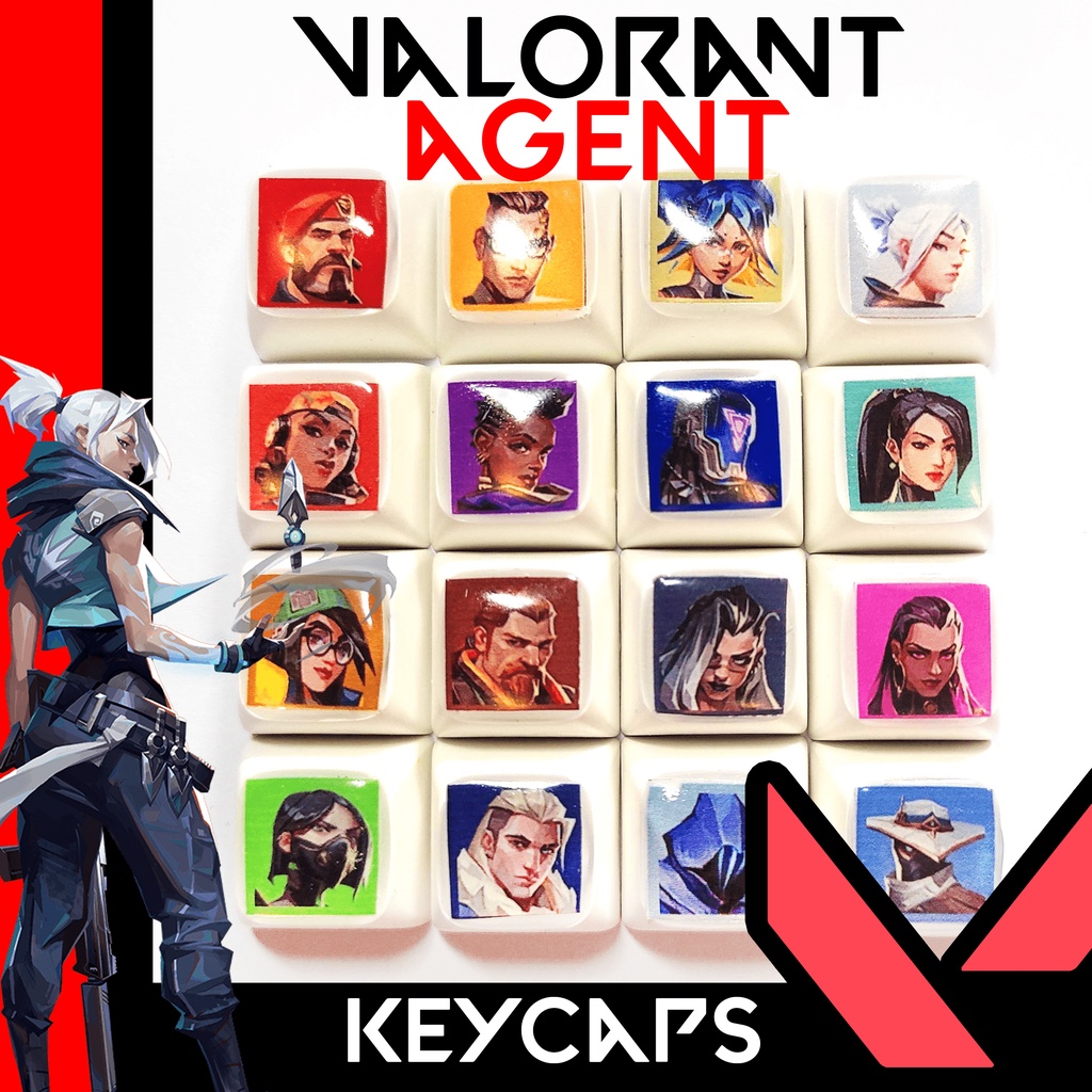 Valorant Agent Keycaps | Shopee Philippines