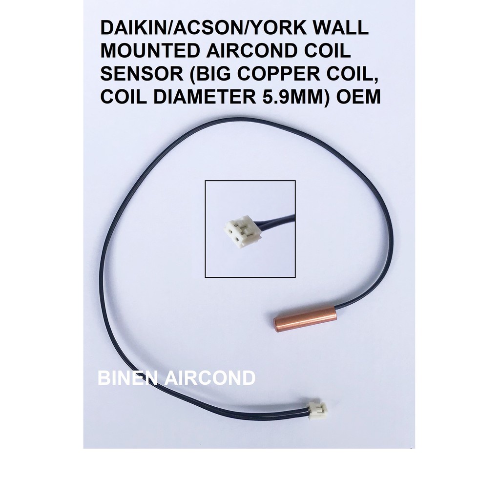 DAIKIN/ACSON/YORK WALL MOUNTED AIRCOND COIL SENSOR (BIG COPPER COIL ...