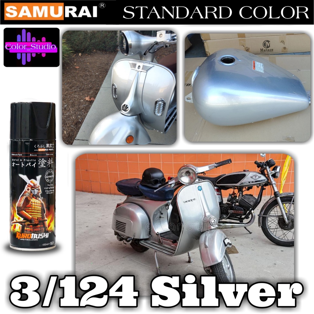SAMURAI SPRAY PAINT 3/124 Silver Standard - Cash on Delivery - COD ...