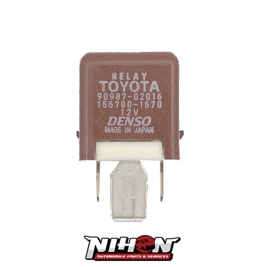 Japan Surplus Toyota Denso Relay 90987-02016 (12V / 4 Pin) Made in ...
