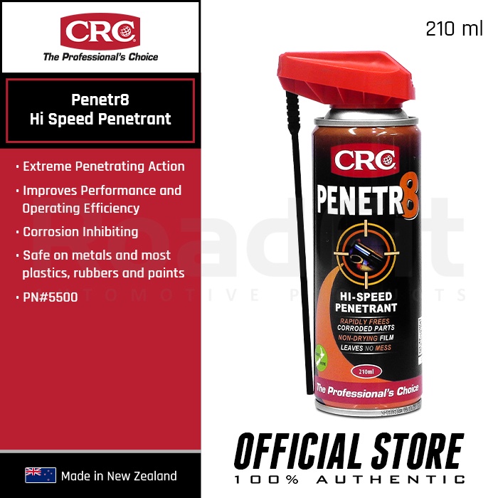 CRC Penetr8 Hi Speed Penetrant 210ml, 1 Spray Can 5500 | Shopee Philippines